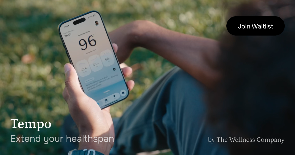 Tempo - Extend Your Healthspan